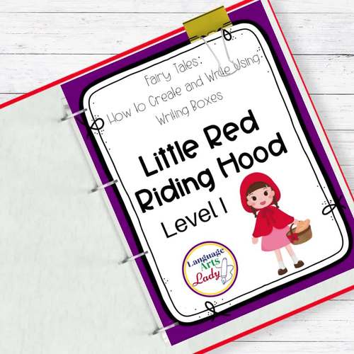 Fairy Tale Writing Boxes | Little Red Riding Hood Level I | TPT