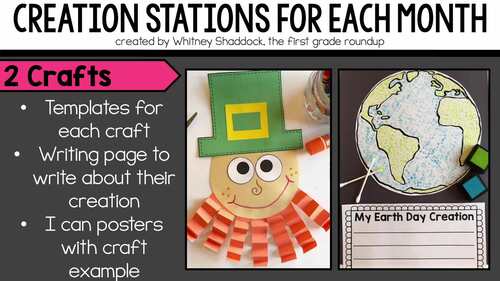 Kindergarten Craftivity and Kindergarten Directed Drawing BUNDLE