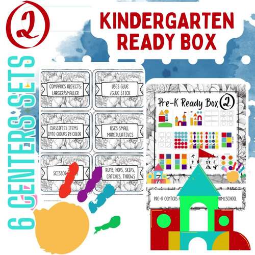 Preschool Centers - Kindergarten Readiness Box 2 - Flashcard Activities