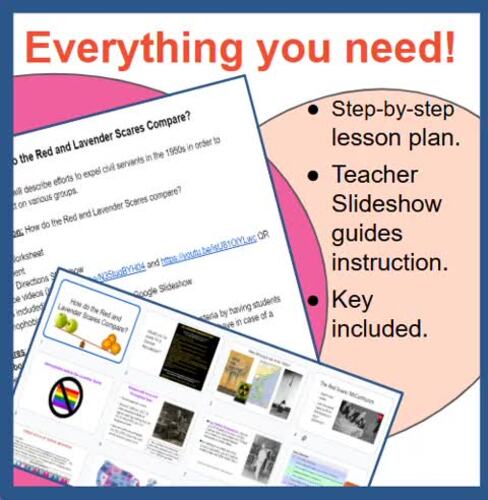 Compare the Red Scare & Lavender Scare: Complete U.S. History Lesson