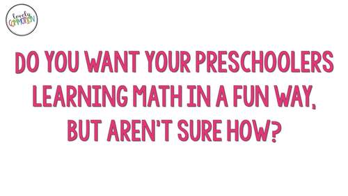 Pre-K Math Games for February by Lovely Commotion Preschool Resources