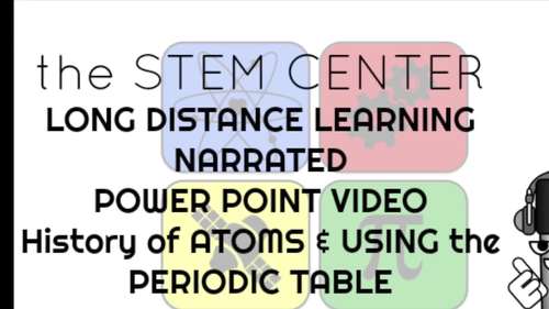 Atom History & the Periodic Table Distance Learning Narrated Power ...