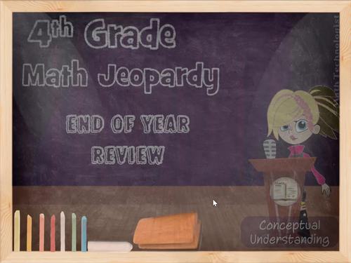 Math Jeopardy Bundle: 4th Grade Common Core Math Jeopardy by Math ...