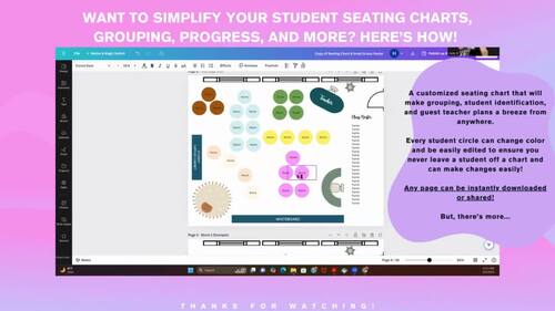 Seating Chart Template, Progress Monitoring, Group Creating Tool!