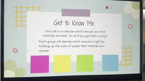 First Day Get to Know the Teacher "QUIZ"- TEMPLATE by RiseNSign | TPT