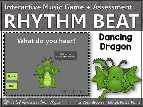 Rhythm vs Beat ~ Music Opposite Interactive Music Game + Assessment ...