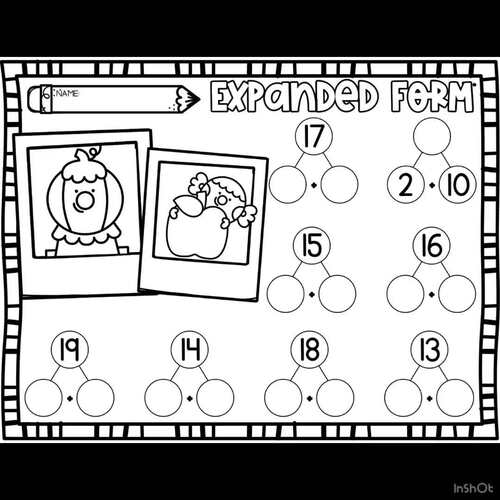 Compose and Decompose Teen Numbers | Winter Theme Kindergarten Math ...