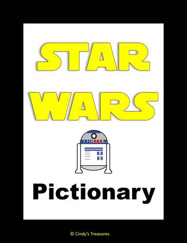 Star Wars Pictionary and Charades by Cindy's Treasures | TPT