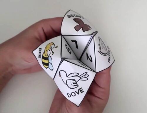 Beatitudes Bible Cootie Catcher Craft for Sunday School or Homeschool