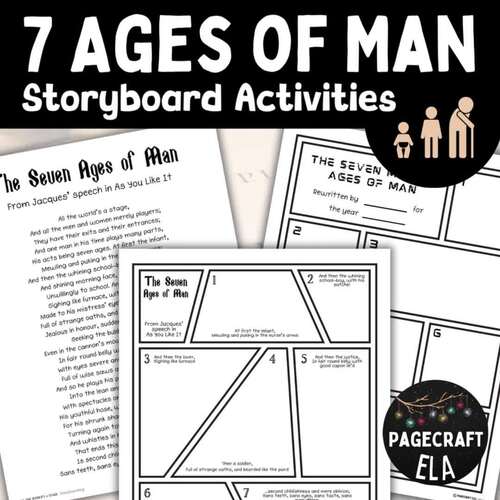 Storyboard Activity for All the World's a Stage | The Seven Ages of Man