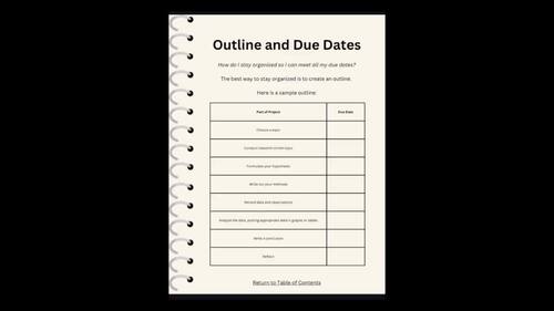 Science Project: Digital Workbook by Dr B Science | TPT