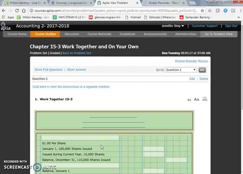 Accounting 9E- 15.3 Work Together by Crazy About Accounting | TPT