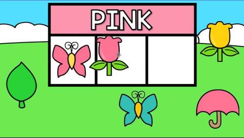 Spring Color Sorting - SMART Board Activity! by LetTheGoodTimesKrol