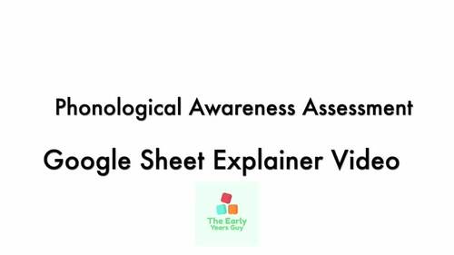 Phonemic Awareness AUTOMATED assessment - Kinder Form 3 (Based on Heggerty)