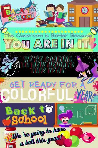 Back To School Animated Virtual BANNERS | VIRTUAL BANNERS | GOOGLE ...