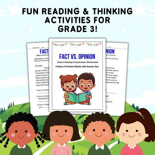 Grade 3 Fact and Opinion Worksheets | Evidence-Based Reading & Thinking