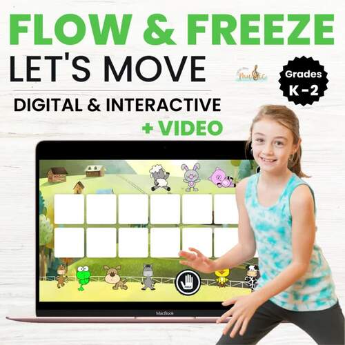 Brain Break with GIFS - Farm Animals Flow and Freeze - Movement ...