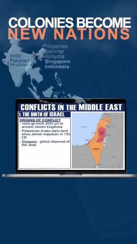 Colonies Become New Nations PowerPoint/Google Slides + Student Guided Notes