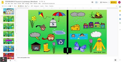 Trouvez-le! - Le printemps - Google Slides™ by Mme Bock | TPT