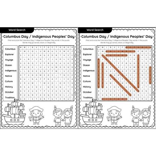 Columbus Day / Indigenous Peoples’ Day | Reading & Writing (Grades 3–5)