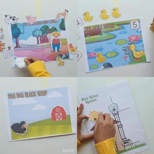 Nursery rhymes interactive Bundle, Preschool Curriculum, Nursery rhymes ...