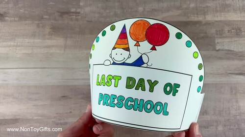 Last Day Of Preschool Headband - End of the Year Paper Hat Craft ...