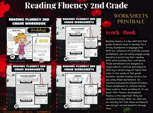 Reading Fluency 2nd Grade Worksheets activities for kids | TPT