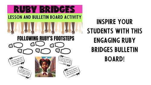 Ruby Bridges Lesson and Bulletin Board-Writing Activity- Black History ...
