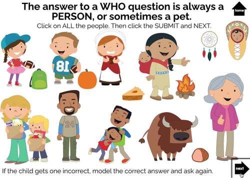 Thanksgiving Adapted Book Boom Cards™ with WH-questions & Other ...