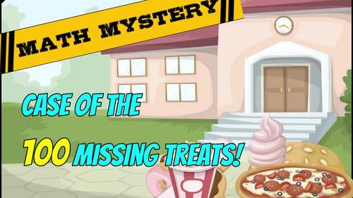 100th Day of School Digital CSI Math Mystery Game - Escape Room ...