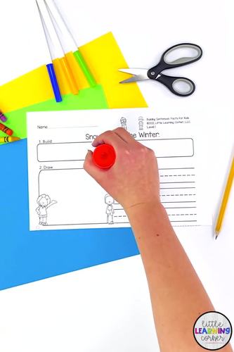 Building Sentences: Winter Facts for Kids by Little Learning Corner