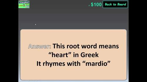 PUNCTUATION - Second Grade ELA JEOPARDY! handouts & Interactive PPT ...