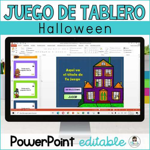 JUEGO DE TABLERO INTERACTIVO POWERPOINT - HALLOWEEN DIGITAL BOARD GAME