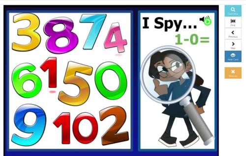 BOOM CARDS SUBTRACTION TO 10: INTERNET ACTIVITIES by Moodle Doodles ...