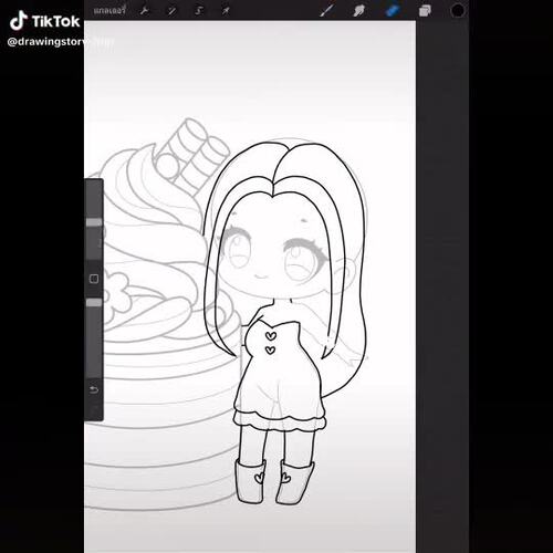 50 Procreate Bakery and Chibi Pose stamps,bases Bakery,Chibi Cute kawaii 2