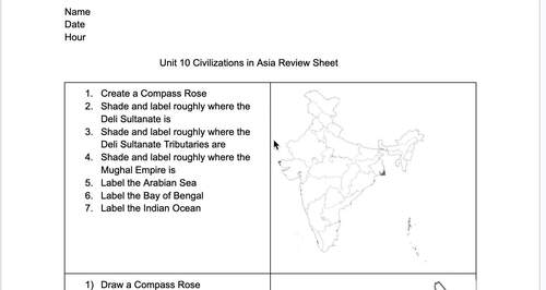 Civilizations in Asia Assessment Bundle |Tests, Review Jeopardy, and ...
