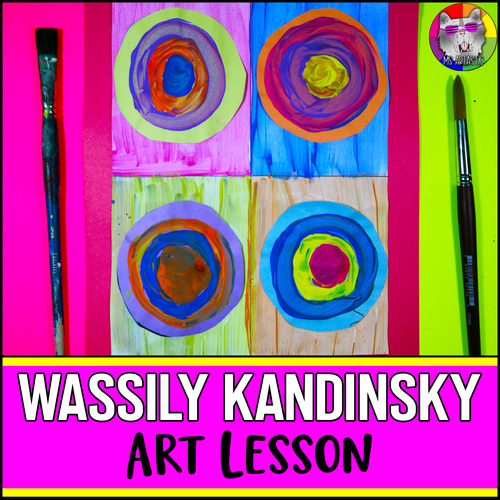 Wassily Kandinsky Art Project, Circles Art Lesson Activity for Primary