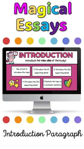 Magical 5 Paragraph Essay Slides| Digital Resources by Primary Paisley