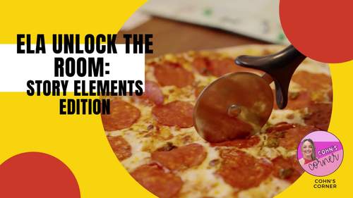 Unlock Pizza: Story Elements Edition by Puzzle Playground | TPT