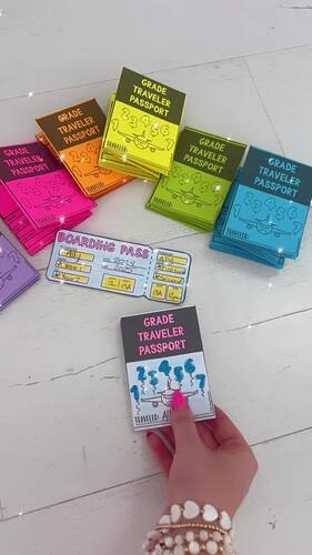 Grade Traveler Passport Activity -Move Up/Step Up Day/New Grade ...