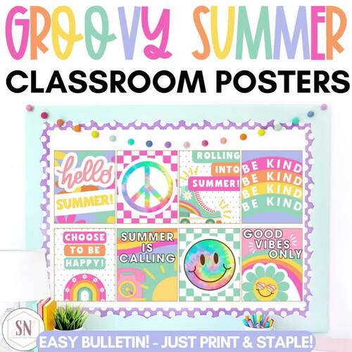 End of the Year Classroom Posters | End of the Year Bulletin Board | Summer