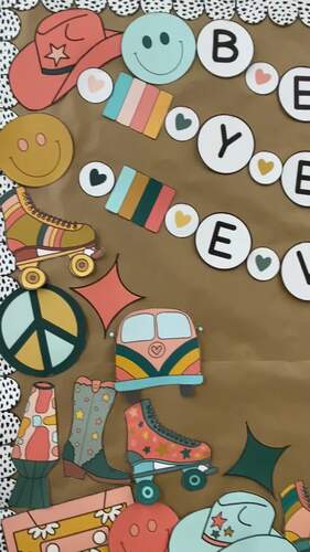GROOVY Cowgirl End of School Year Bulletin Board by itsmrsdillingham