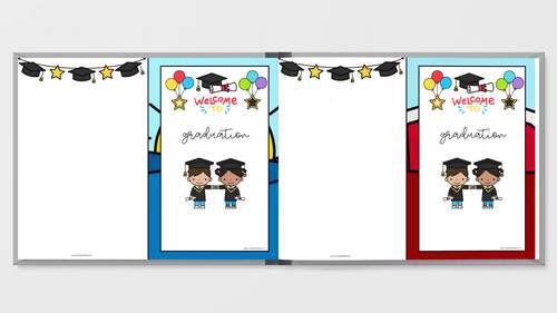 Editable Graduation Program End of the Year Canva Template PreK ...