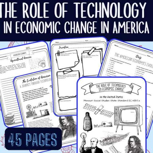 The Role of Technology in Economic Change in America Boom Cards and Packet