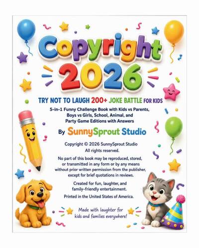 Try Not to Laugh 200+ Joke Battle for Kids | Printable PDF by SunnySprout