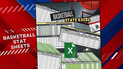 Basketball Excel Stat Sheet | Digital Download | Team & Player Tracking ...
