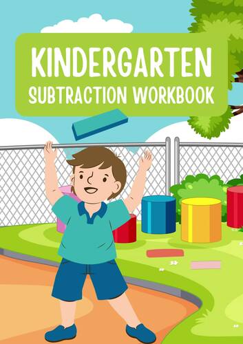 Fun and Colorful Kindergarten Subtraction Math Worksheet by ...