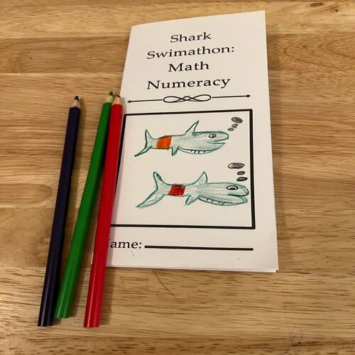 Brochure Template Shark Swimathon Problem Solving Math Numeracy Activities