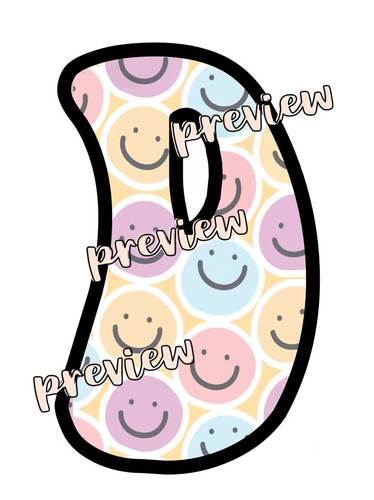 Retro Bulletin Board Letters and Numbers for Classroom Decor - Pastel ...