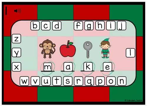 Christmas Activities Kindergarten Sight Words Boom Cards by Suburban ...